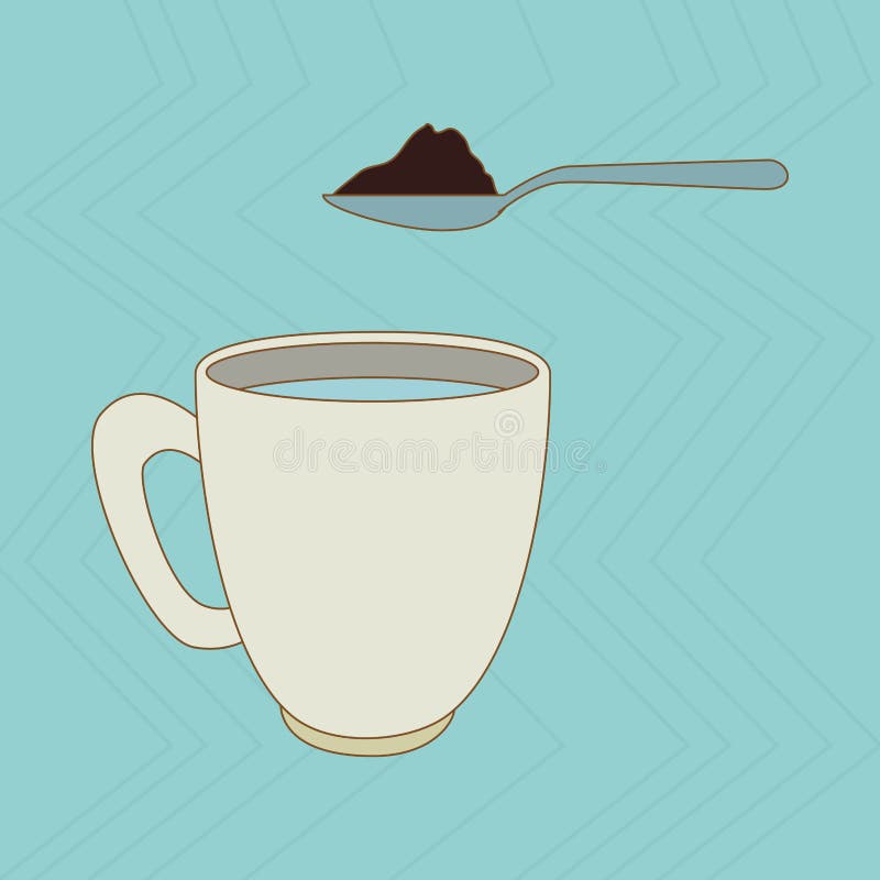 Step To Brewing Instant Powder Drink Stock Vector - Illustration of ...