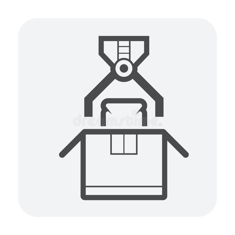 Food processing icon stock vector. Illustration of conveyor - 94581875