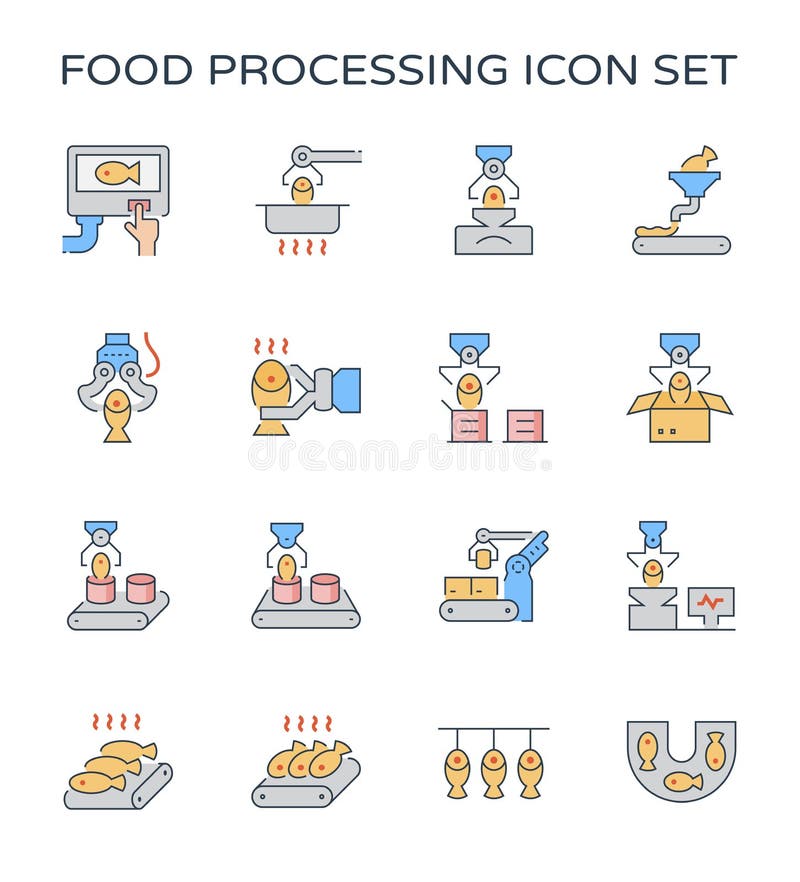 Food Processing Icon Stock Illustrations – 3,259 Food Processing Icon ...