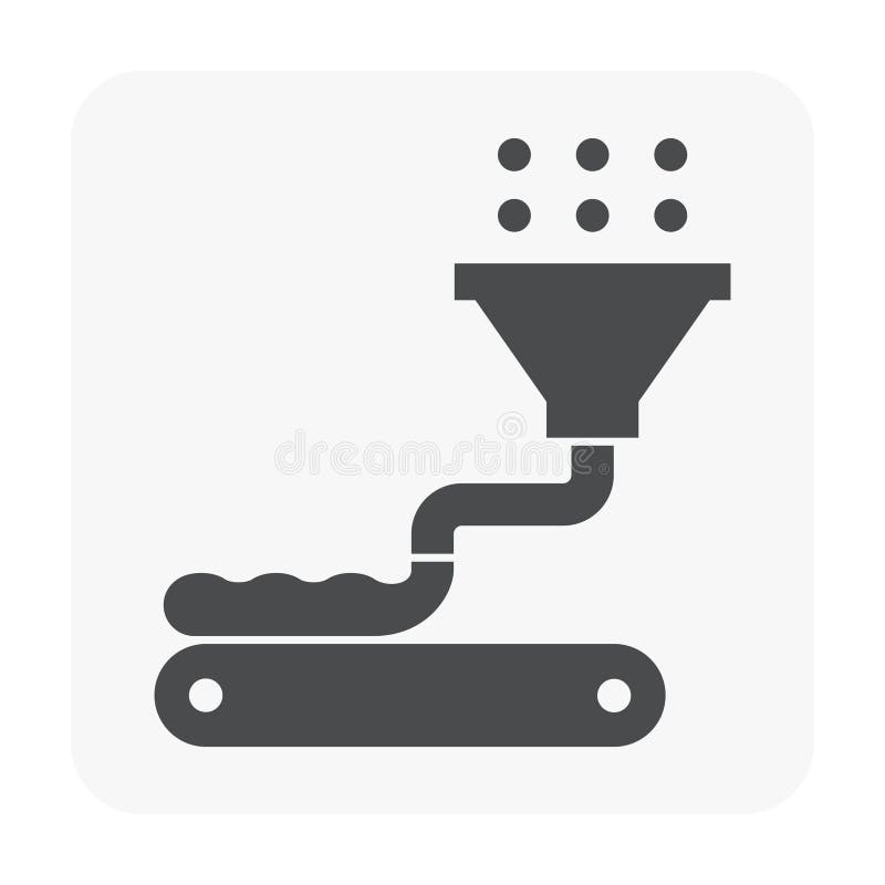 Food processing icon stock vector. Illustration of automation - 159683285