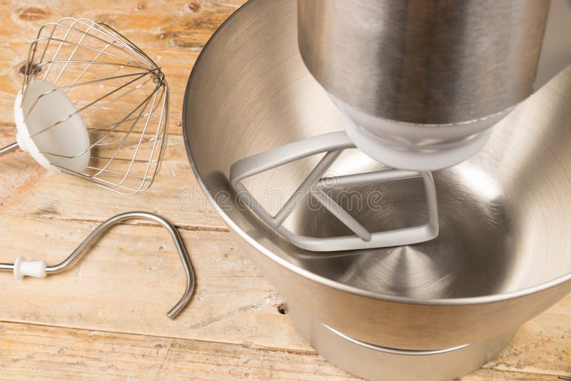 Food Processor with Accessories Stock Photo - Image of horizontal ...