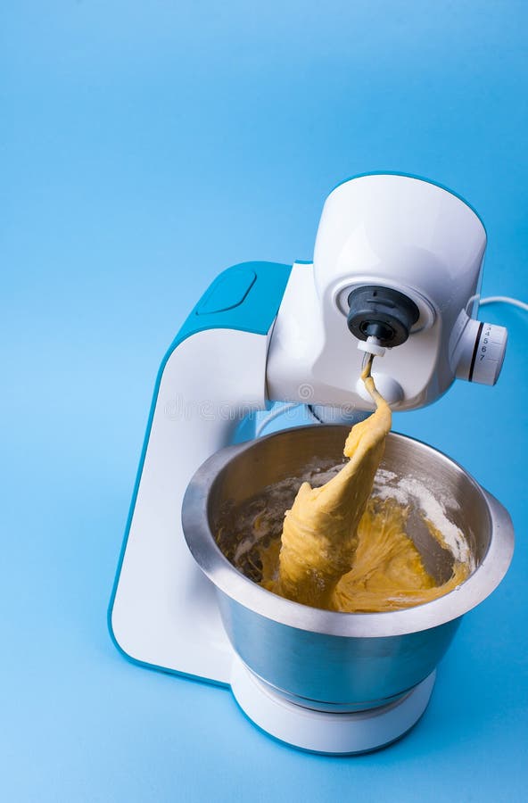 Food Processor with Dough. Home Appliances for the Kitchen Blue Stock ...