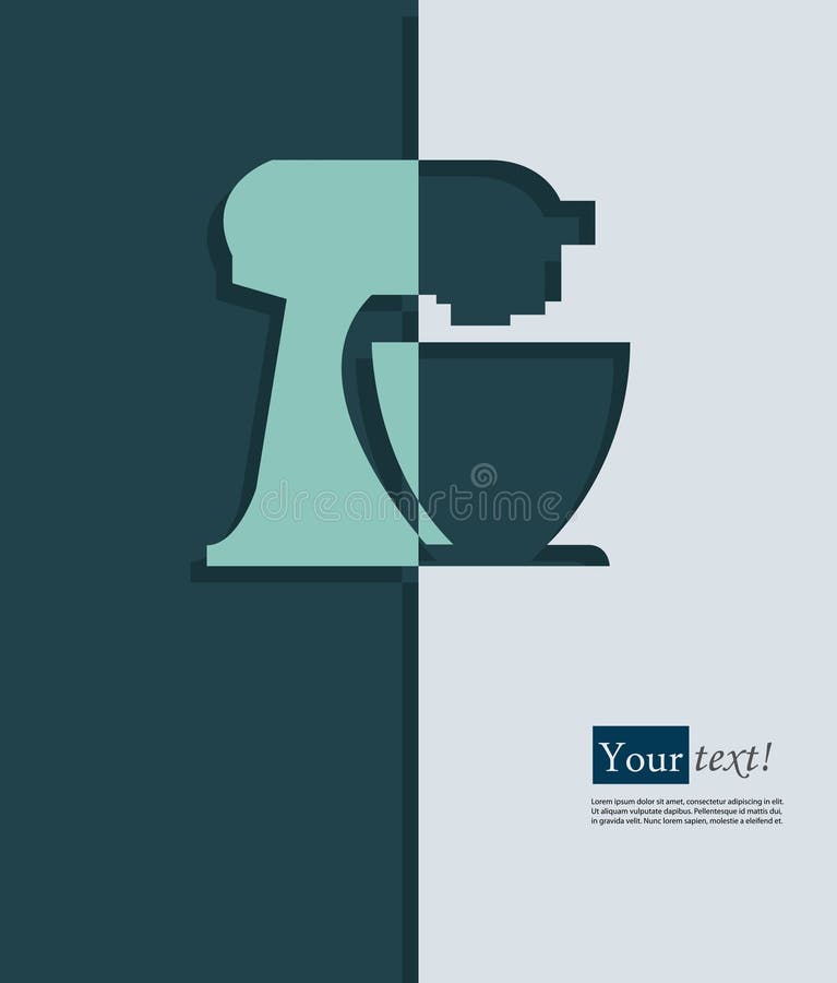 Food processor green stock vector. Illustration of equipment - 86592548