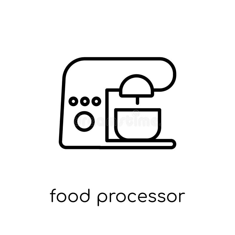 Food Processor Black White Stock Illustrations – 465 Food Processor ...