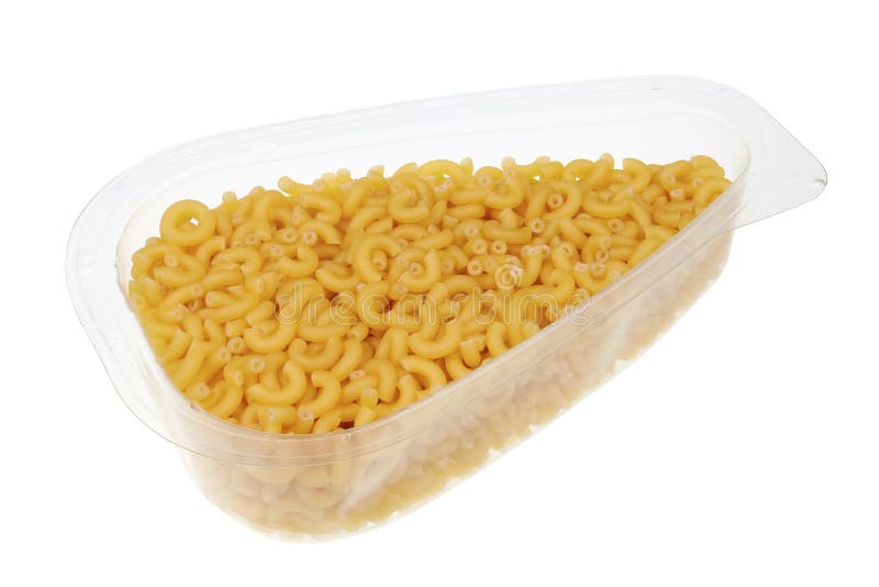 Dry Small Pasta in the Form of Short Dough Tubes Stock Image - Image of ...