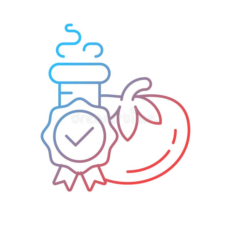 Food Quality Safety Inspection Stock Illustration - Illustration of ...