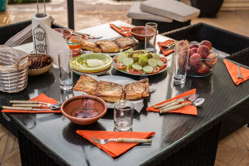 Food stock photo. Image of national, drinks, cutlery - 77093500