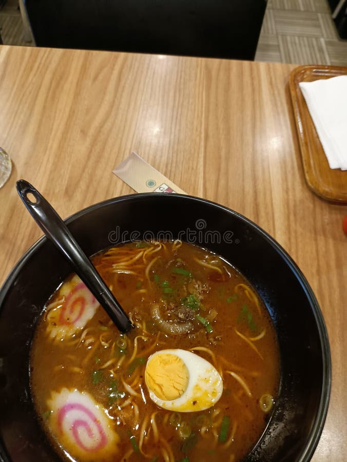 Food Ramen Have Lunch Ramen Noodle Fine Dining Stock Photo - Image of ...