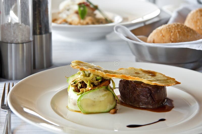 Nice restaurant food stock image. Image of european, dinner - 20812719