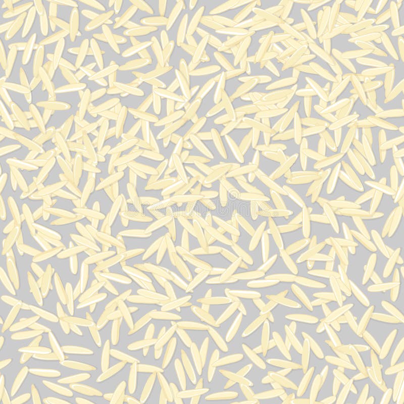 Seamless Cereal Ears Background Black and White. Stock Vector ...