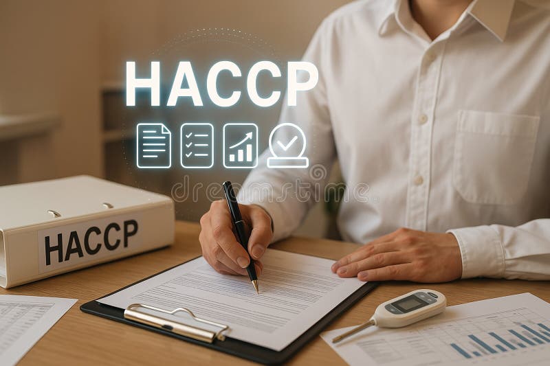Food Safety Documentation Process in HACCP Compliance Office with ...