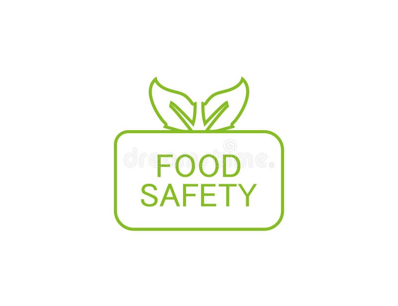 Food Safety Icon. Vector Illustration. Stock Vector - Illustration of ...
