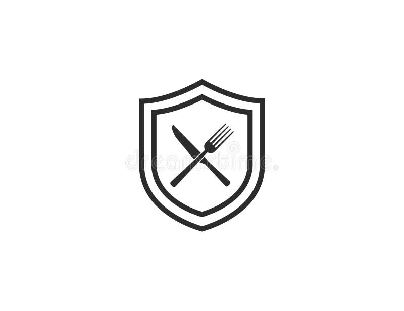 Food Safety Icon, Logo. Vector Illustration. Stock Vector ...