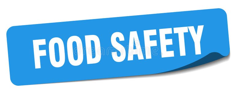 Food Safety Sticker. Food Safety Label Stock Vector - Illustration of ...