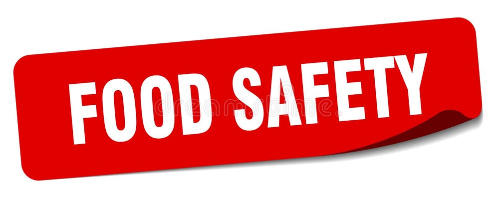 Food Safety Sticker. Food Safety Label Stock Illustration ...
