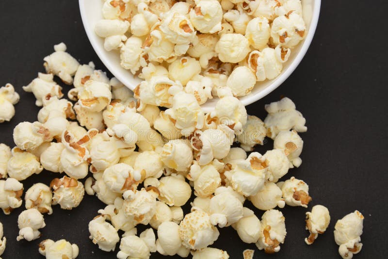 Salted popcorn snacks stock photo. Image of salt, salted - 114725036