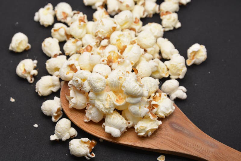 Salted popcorn snacks stock photo. Image of food, popcorn - 114725380