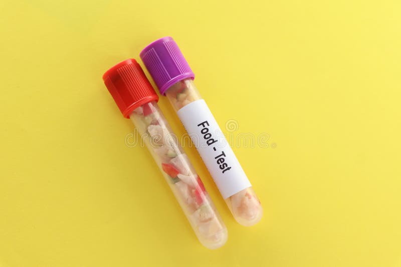 Food Sample To Analyze in the Laboratory Stock Photo - Image of ...