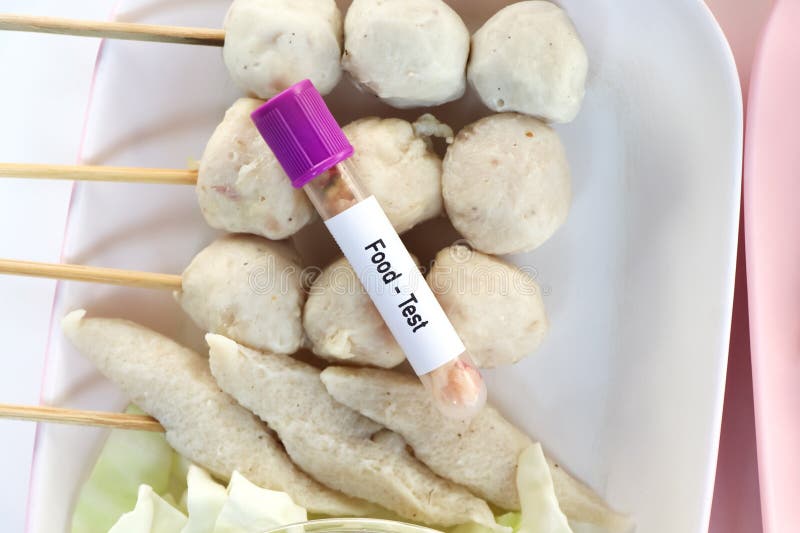 Food Sample To Analyze in the Laboratory Stock Photo - Image of product ...