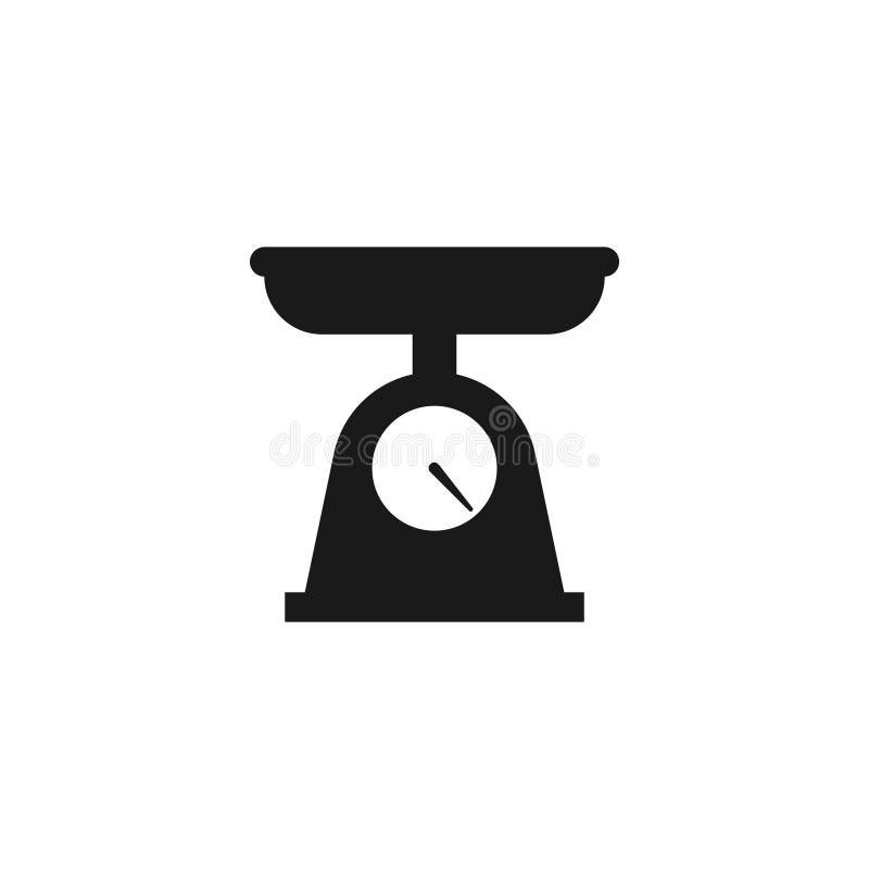 Food Scale Icon Design Template Vector Isolated Illustration Stock ...