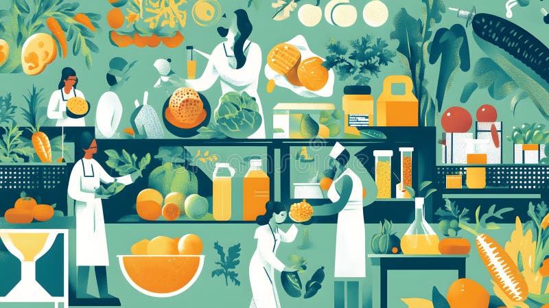 Food Science: Exploring Nutrition and Culinary Innovation Stock ...