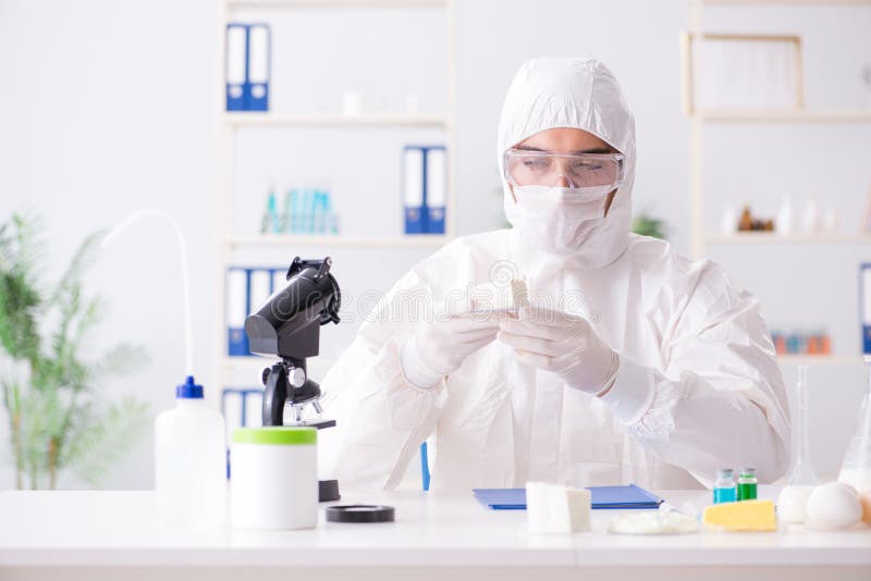 The Food Scientist Testing New Stuff in the Lab Stock Photo - Image of ...
