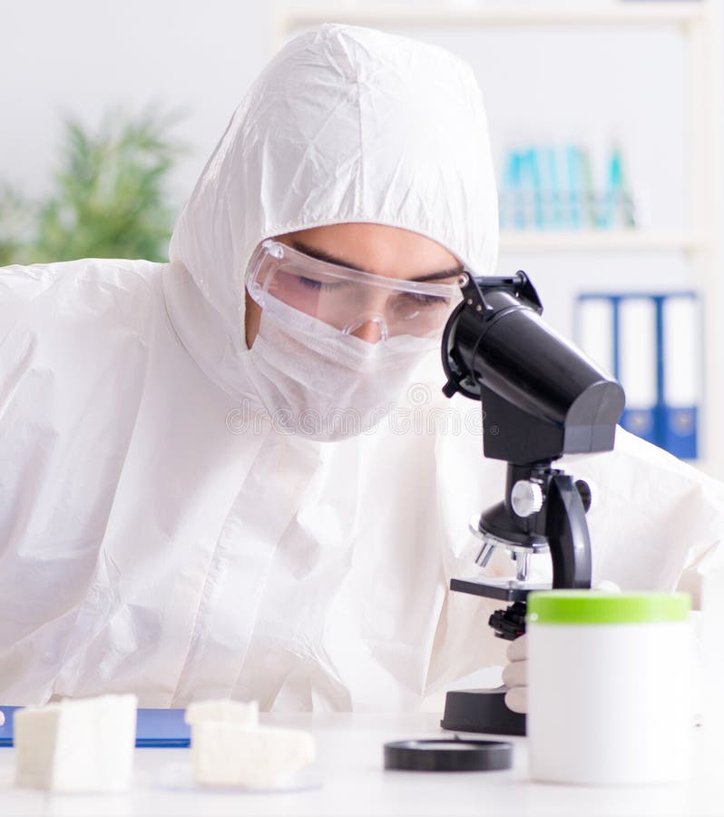 Food Scientist Testing New Stuff in the Lab Stock Photo - Image of ...