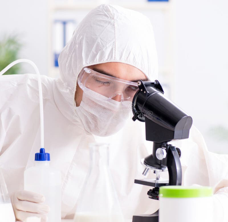 Food Scientist Testing New Stuff in the Lab Stock Photo - Image of ...
