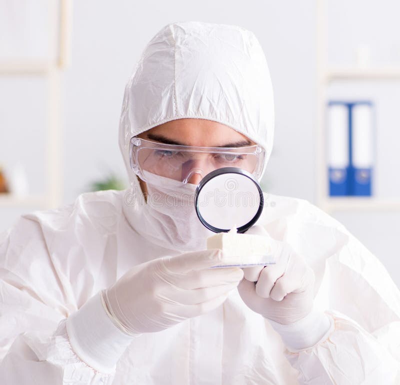 Food Scientist Testing New Stuff in the Lab Stock Photo - Image of ...