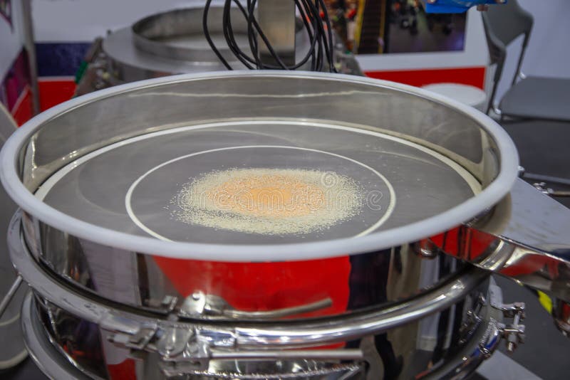 Food screen separator stock image. Image of particle - 152404497