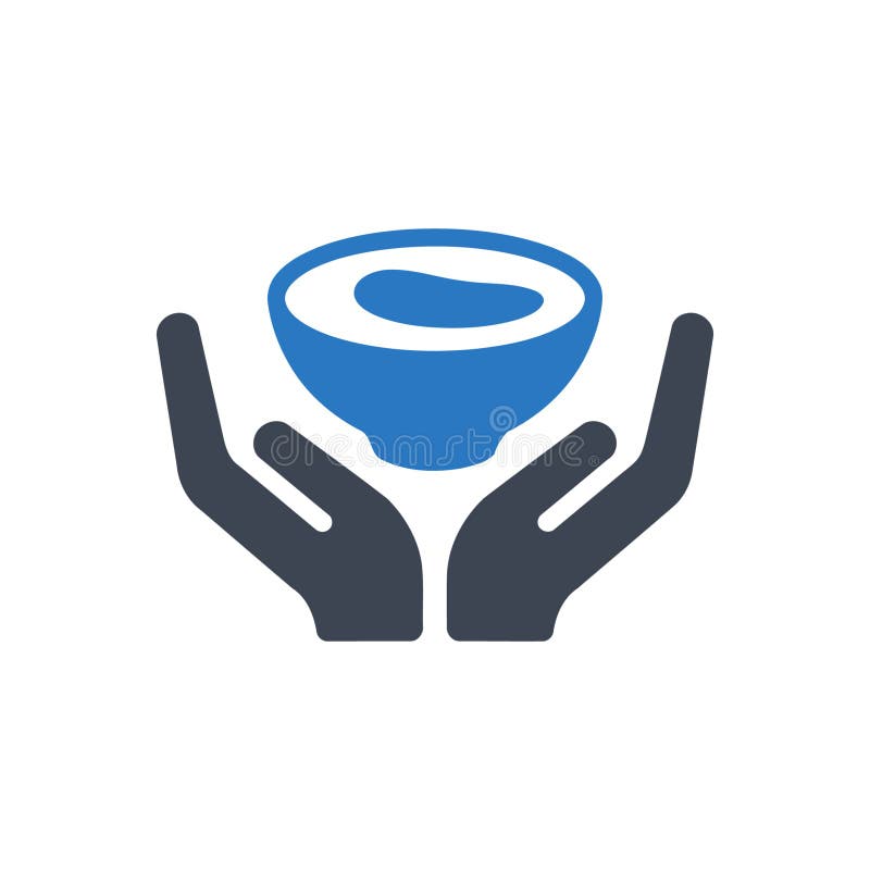 Food Security Support Icon stock vector. Illustration of support ...