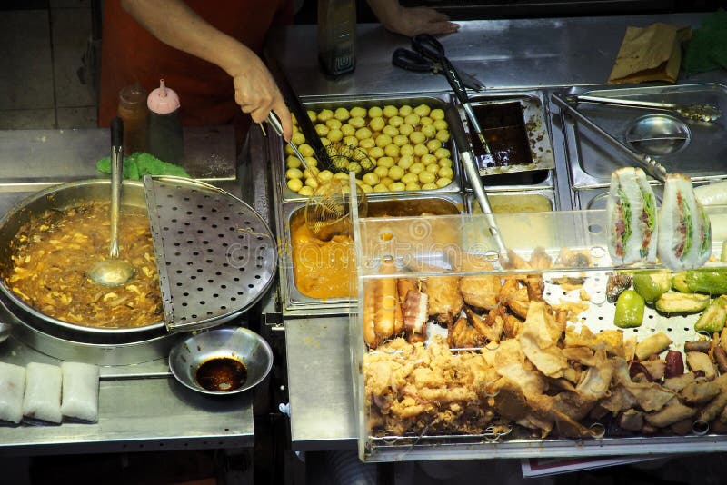 Food stall stock photo. Image of kong, hong, stall, light - 92005984