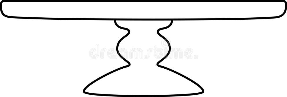 Food Stand Outline stock vector. Illustration of design - 293776441