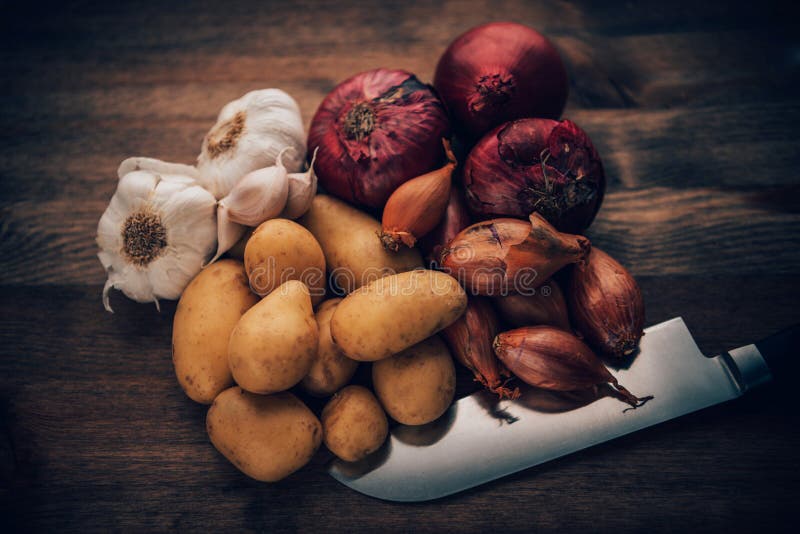 Food Stilll LIfe Flavorful Ingredients Stock Photo - Image of natural ...