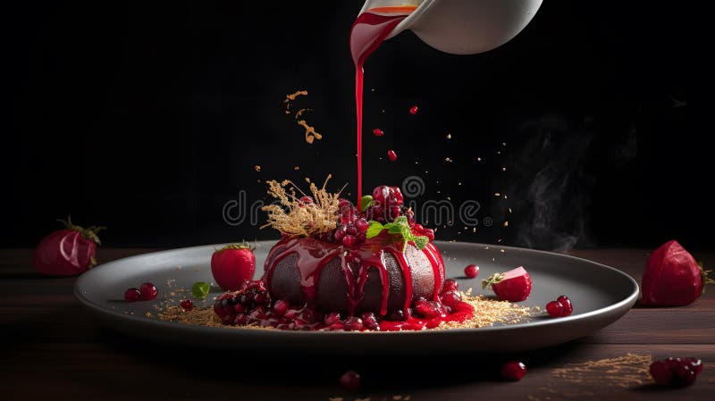 Food Styling Gastronomy Composition Aesthetics Created with Generative ...
