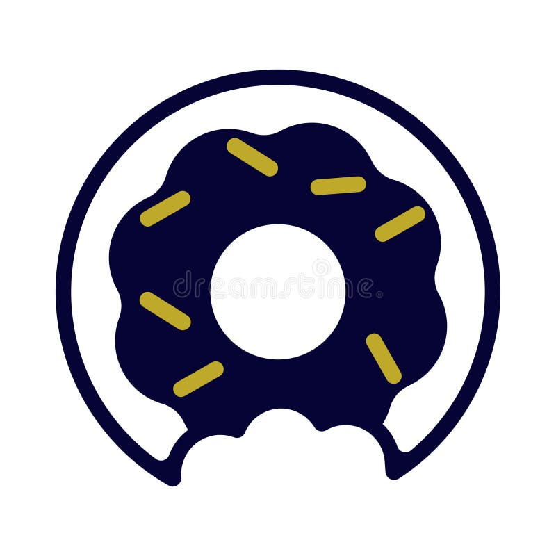 Food, sweet, donuts icon stock vector. Illustration of breakfast ...