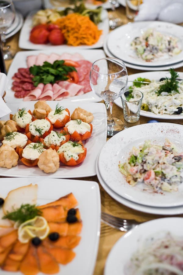 Food on the table stock image. Image of table, fish, holiday - 22562247