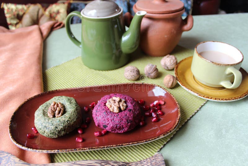 The Food on the Table in a Beautiful Dish Stock Photo - Image of food ...
