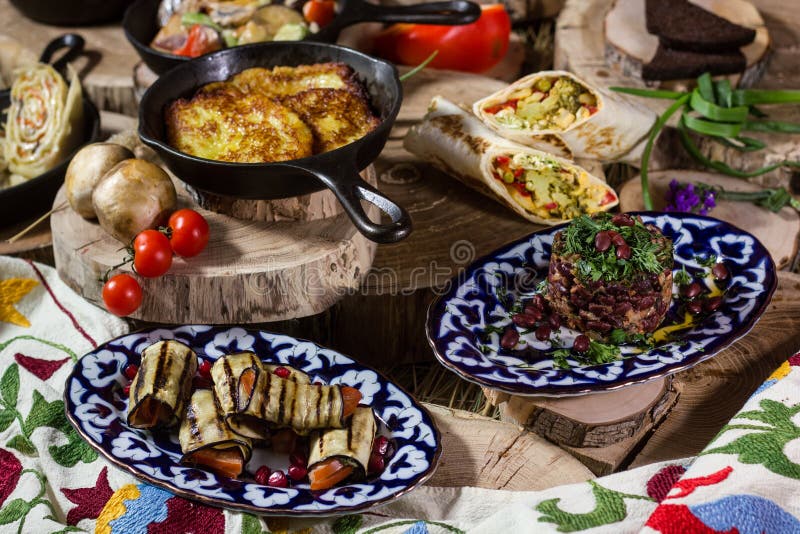 Food on the table stock image. Image of appetizer, ingredient - 89089719