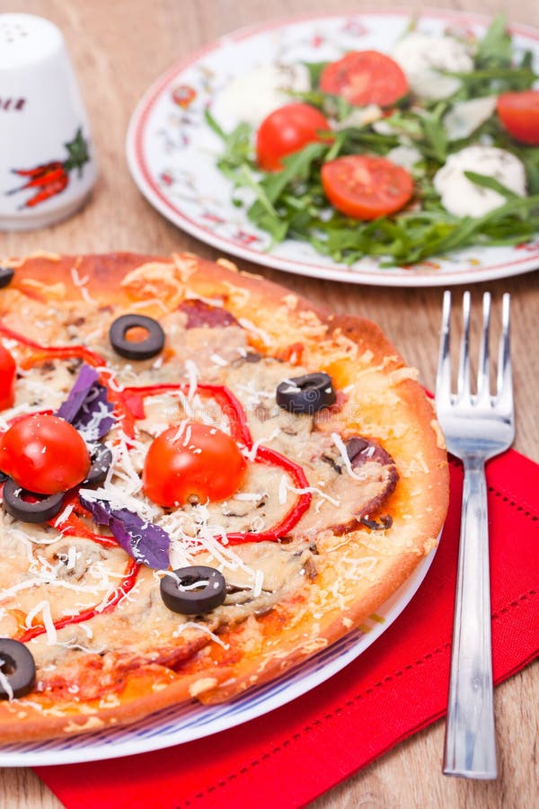 Food - Tasty Italian Dinner Stock Image - Image of menu, restaurant ...