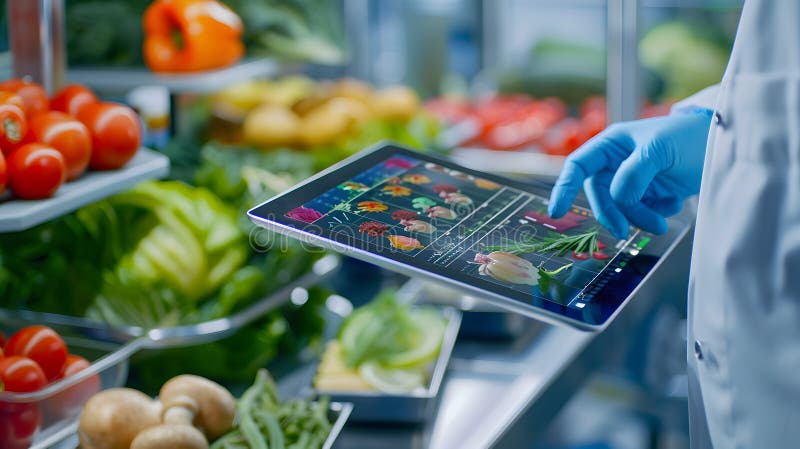 Food Technology, Artificial Intelligence Analyzing Nutritional Data ...
