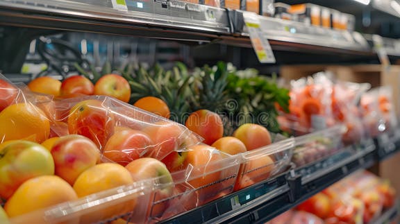 Food Technology, Close-up of a Sensor Checking the Freshness of Package ...