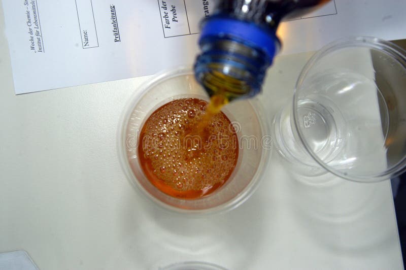 Food Testing by Odor Test or Smell Test Stock Photo - Image of analysis ...