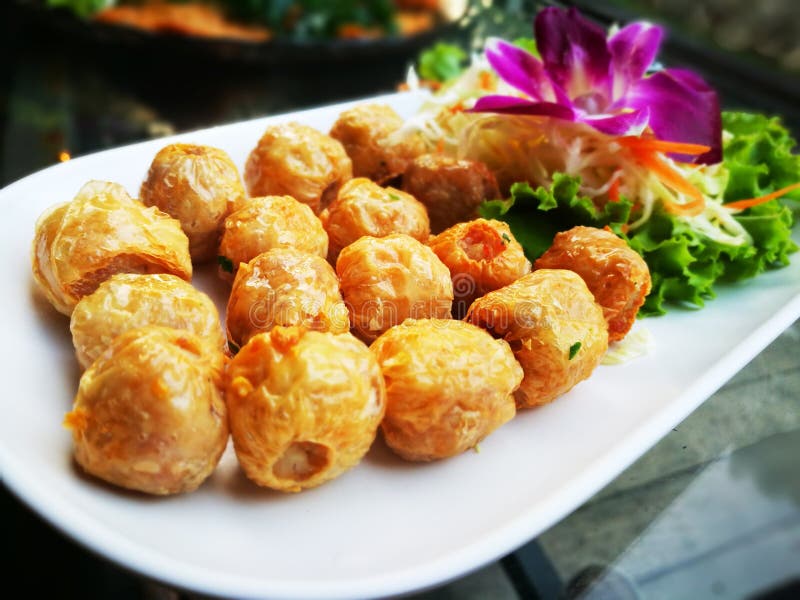 Food in Thailand Roll Shell Crab Stock Photo - Image of formatting ...