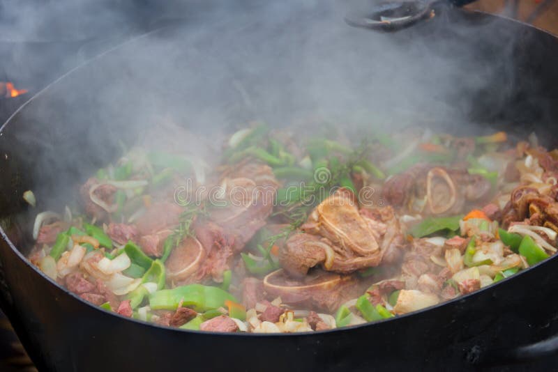 Food To the Plow Disk Typical of Argentine Gastronomy Stock Image ...
