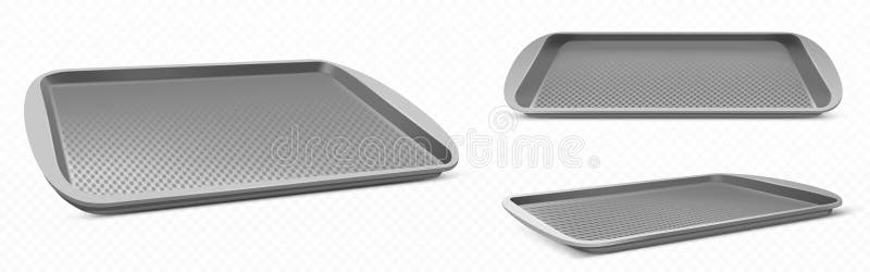 Food tray mockups set stock vector. Illustration of restaurant - 350534846