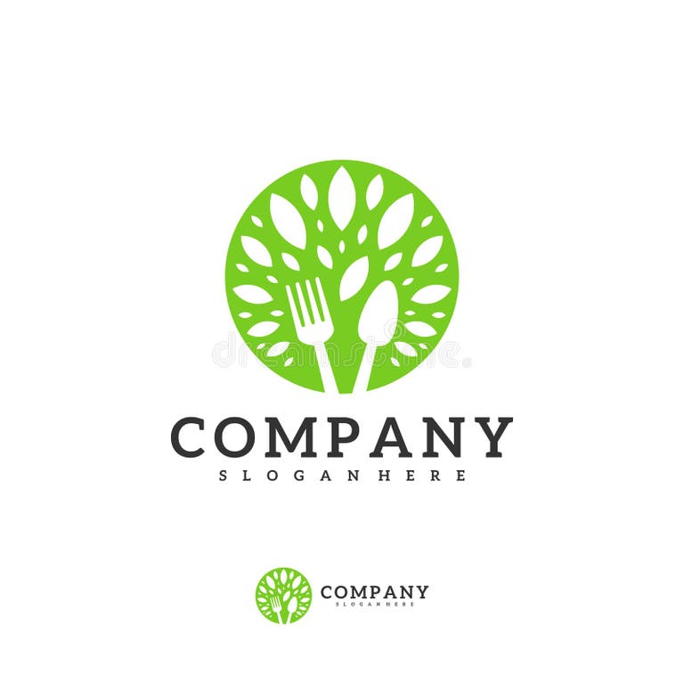 Food Tree Logo Vector Template, Creative Tree Logo Design Concepts ...