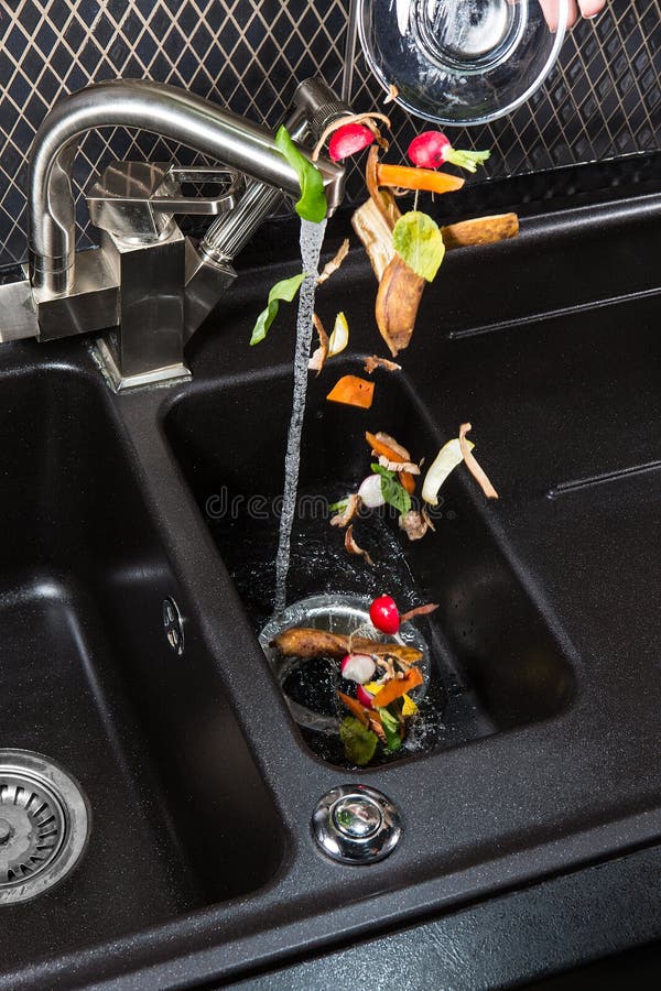 Food Waste Disposer Machine. Stock Image - Image of disposal, mill ...