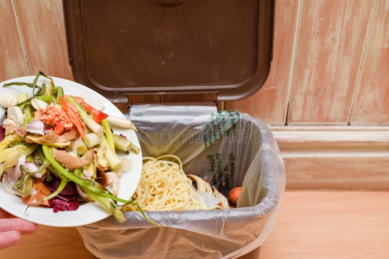 Food Waste in a Kitchen Leftover Vegetables Can Be Composted and ...