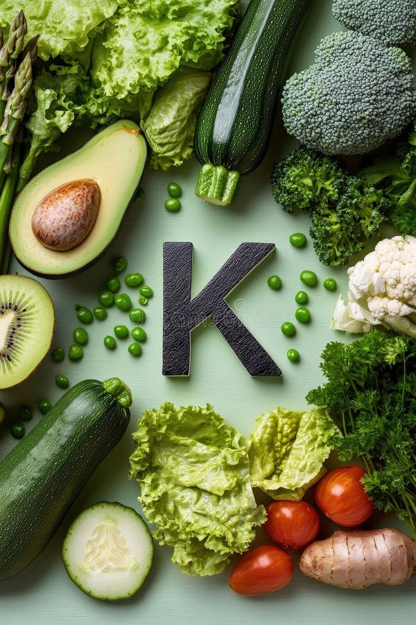 Foods Containing Vitamin K. Selective Focus Stock Photo - Image of ...